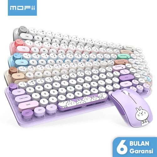 Promo MOFii Keyboard Wireless Dan Mouse Wireless Set 2.4G Silent Click ...