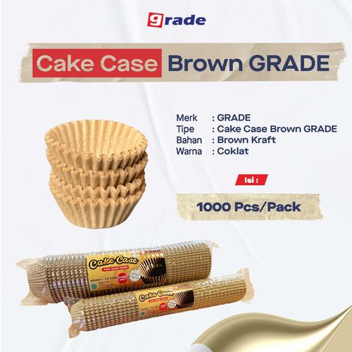 Jual Cake Case Brown GRADE Cupcake Paper Coklat - Isi 1000 pcs - 7.5 ...