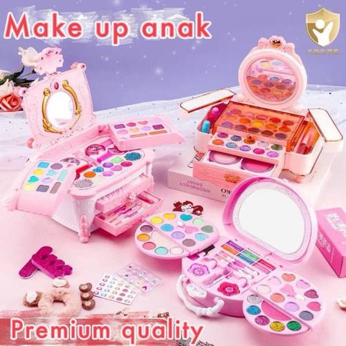Jual Mainan Makeup Anak Perempuan Make Up Kit Set Alat Rias Kosmetik ...
