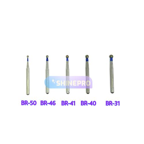 Promo Dental Diamond Bur Round Bur Micro Tambal Gigi Biru POLOBUR - 1 ...