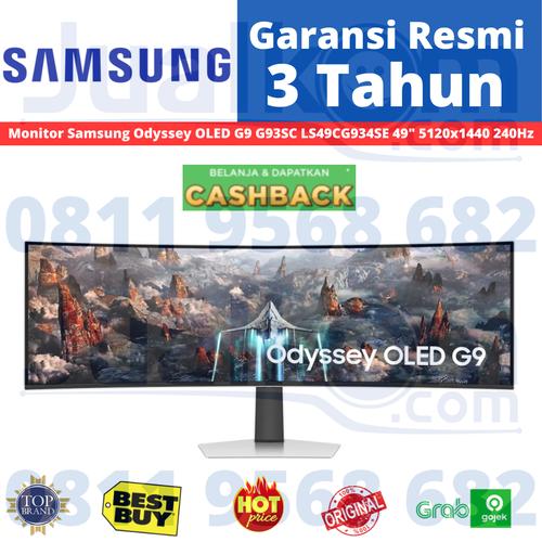 Jual Monitor Samsung Odyssey OLED G9 G93SC LS49CG934SE 49" 5120x1440 ...