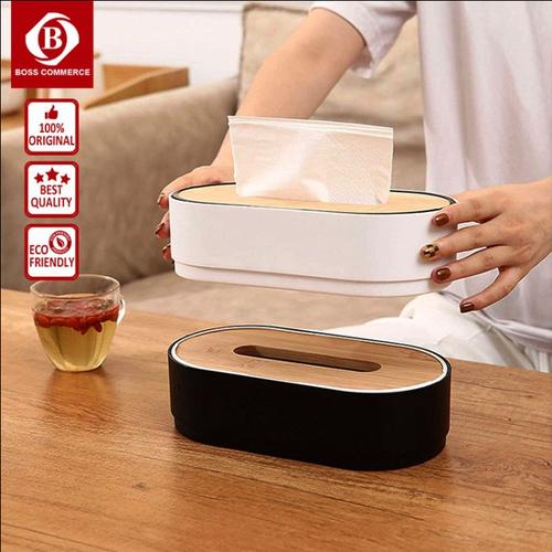 Jual Tempat Tisu Kayu Tisu Natural Bamboo Tissue Box Dispenser Bentuk ...