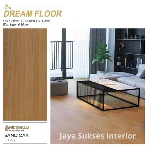 Jual Lantai Vinyl Kayu 2mm Dream Floor D-036 Sand Oak / Box - Jakarta ...