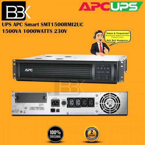Jual UPS APC Smart UPS SMT1500RMI2UC 1500VA 1000WATTS 230V GARANSI 2 TAHUN - Jakarta Pusat ...