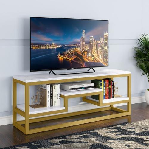 Jual meja tv minimalis rak tv buffet tv modern besi gold - Kab. Jepara ...
