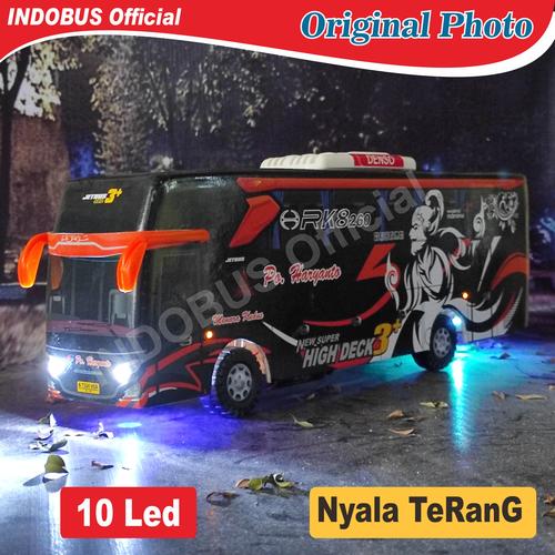 Jual Miniatur Bus / Bis Haryanto Livery Wayang Bima - TANPA LAMPU - Kab ...