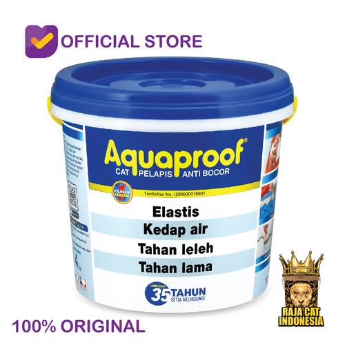 Jual Cat Tembok Pelapis Anti Bocor Aquaproof Semua Warna 4 Kg Galon ...