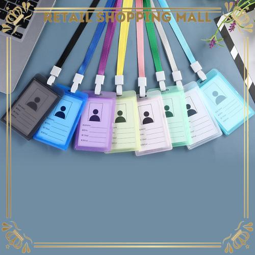 Promo RSM Name Tag Id Card Transparant Gantungan Kartu Nama Plastik ...