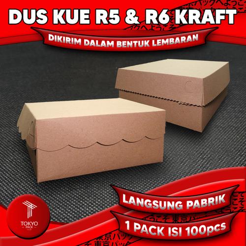 Jual Dus Snack Kraft R5 & R6 Dus Kue Renda 275gsm - Box 16X12 - Jakarta ...