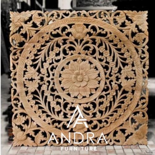 Jual panel ukir hiasan dinding, frame jati panel full ukiran,dekorasi ...