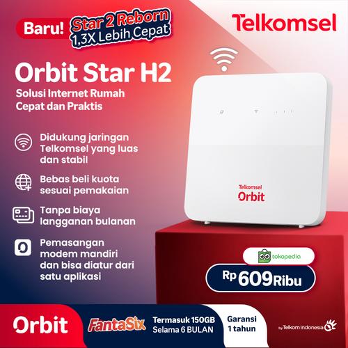 Jual TELKOMSEL ORBIT STAR H2 MODEM WIFI 4G HUAWEI B320 FREE ORBIT 150GB - STAR H2 - Jakarta ...