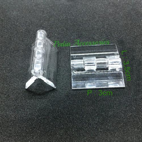 Jual Engsel AKRILIK 3cm/Engsel Kotak Acrylic Bening - Jakarta Pusat ...