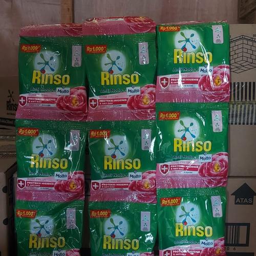 Jual PROMO Sabun Cuci Baju Rinso Anti Noda Bubuk 40 gr gram Deterjen ...