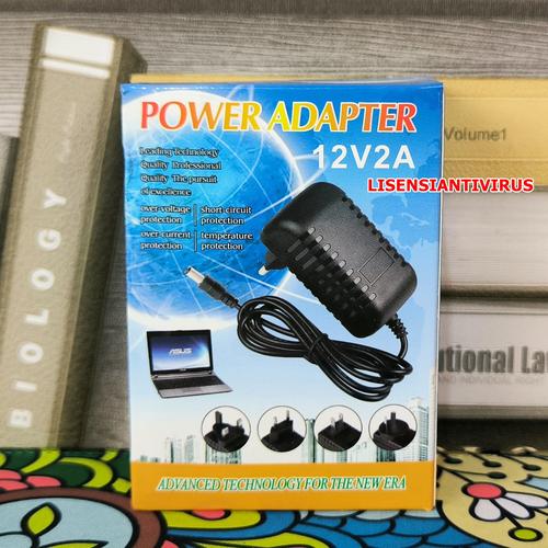 Jual Adaptor 12V 2A Adaptor 12 Volt 2 Ampere router camera speaker fan ...