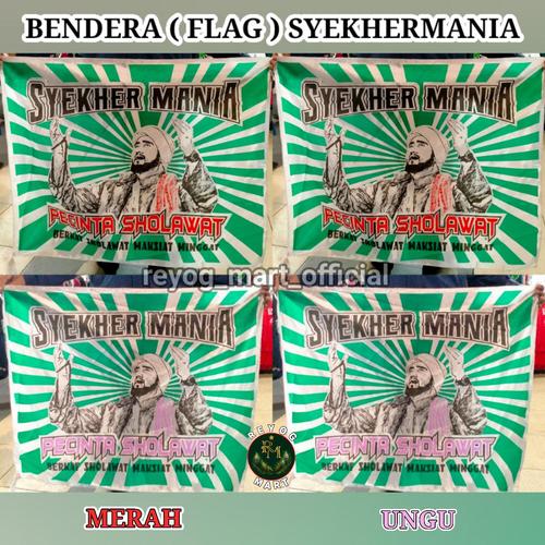 Jual BENDERA SYEKHER MANIA HABIB SYECH HIJAU FLAG PECINTA SHOLAWAT ...