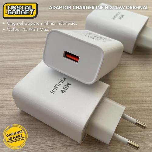 Promo Adaptor Charger Infinix 45W Note 30 Zero 30 4G Fast Charging ...