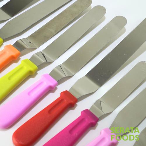 Jual Bend Spatula Offset 20cm / Spatula Buttercream / Spatula Poles ...