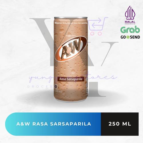Jual Minuman A&W Sarsaparila / Soda Kaleng AW 250 ml - Jakarta Utara ...