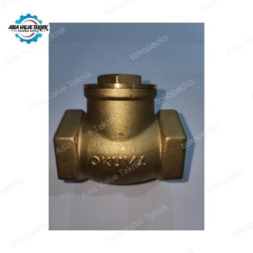 Jual swing check valve brass merk okuma 3 inch - Jakarta Barat - Asia ...