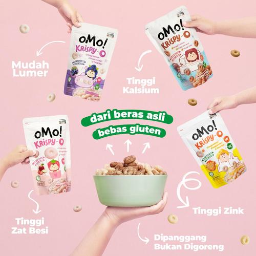 Jual OMO! Krispy - O OMO Snack bayi snack bayi sehat gluten free puff ...