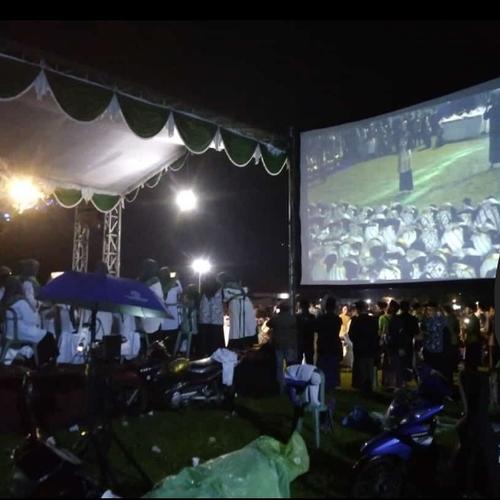 Jual Layar screen proyektor 2.4x3 meter tanpa sambung - Kab. Kediri ...