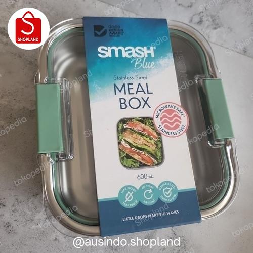 Jual smash blue bento box lunch box sistema to go stainless steel ...