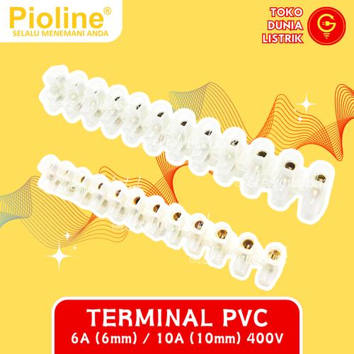 Jual [TDL] PIOLINE Terminal Sambungan Listrik Blok PVC 6mm / 10 mm 400V ...