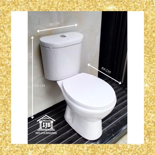 Jual Closet / Kloset Duduk Putih Rough In 50 Cm area Bandung - Isi ...