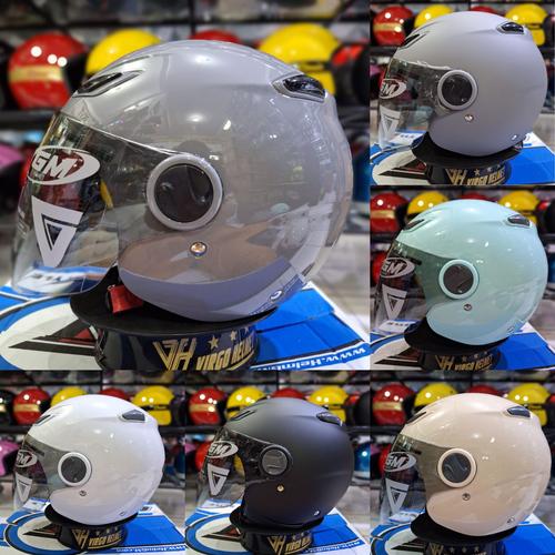 Jual Helm GM Venus Hijab Original / Helm Motor Retro Hijab Original gm - PINK, M - Kab. Bekasi ...
