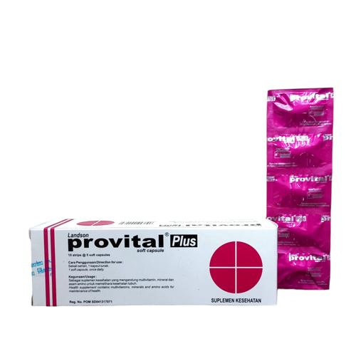 Jual Provital plus 50 kapsul - membantu memelihara kesehatan tubuh ...