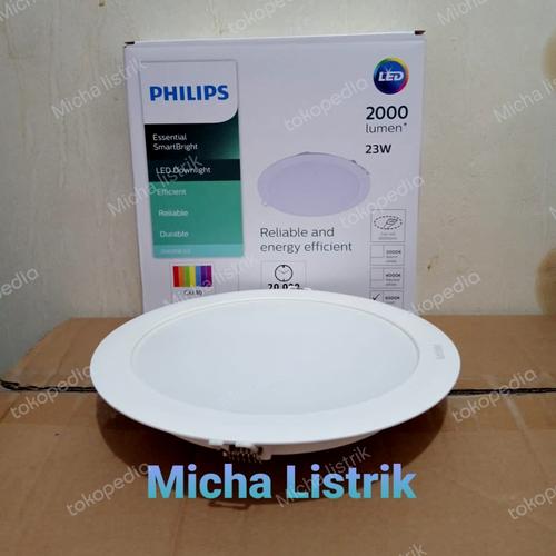 Jual Philips Downlight DN020B 23W Inbow / Led panel Plafon 23W bulat ...