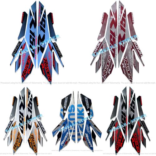 Jual STICKER STRIPING MOTOR RAIDER R150 2023 STANDAR FULL SET - silver ...