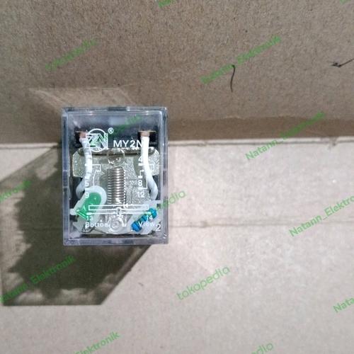 Jual relay rilay rilai relai omron zn my2n my 2 n my2 2n 24v 24vdc 24 ...