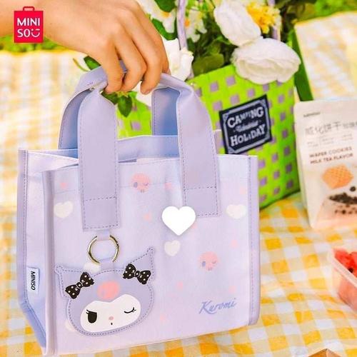 Jual Tas Bekal Cantik Miniso - Sanrio Characters Square Lunch Bag ...
