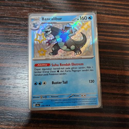 Jual pokemon tcg harta berkilau sv4a 235/190 shiny baxcalibur indonesia ...