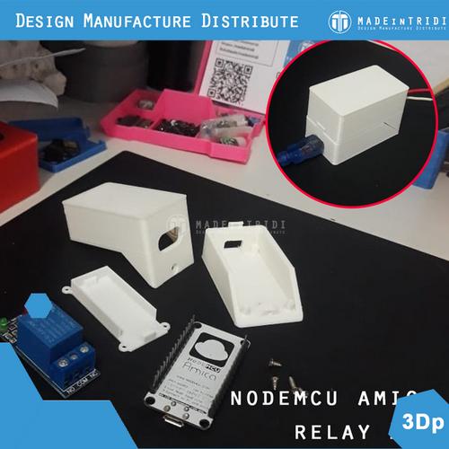 Jual Relay Module With NodeMCU control box iot project box - Putih, PLA ...