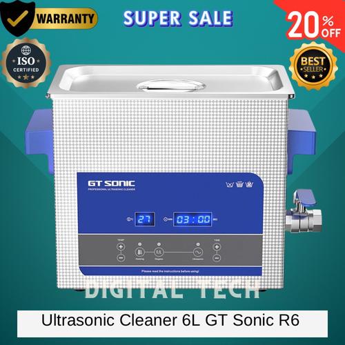 Jual Ultrasonik Cleaner 6 Liter R6 GT Sonic Degas 6 L Ultrasonic ...