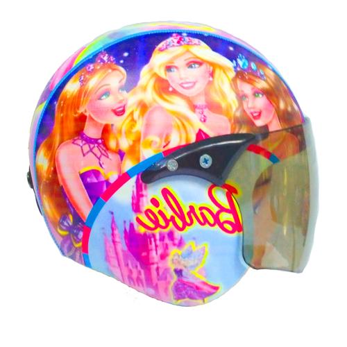 Jual Helm anak full face motif keren - helm full face anak - BARBIE ...