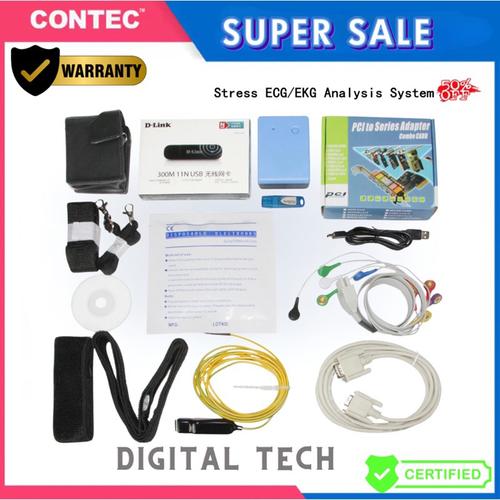 Jual CONTEC 8000 Wireless Stress ECG/EKG Analysis System,Exercise stress - Jakarta Barat ...