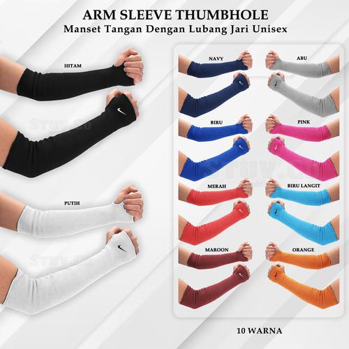 Jual Manset Tangan Arm Sleeve Hand sock Olahraga Pria Wanita - POLOS ...