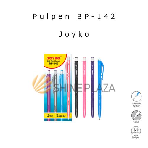 Jual Pulpen Pena Joyko 1.0mm BP-142 - Bolpen Ball Pen Hitam 1,0 mm - Kota Bandung - Shine Plaza ...