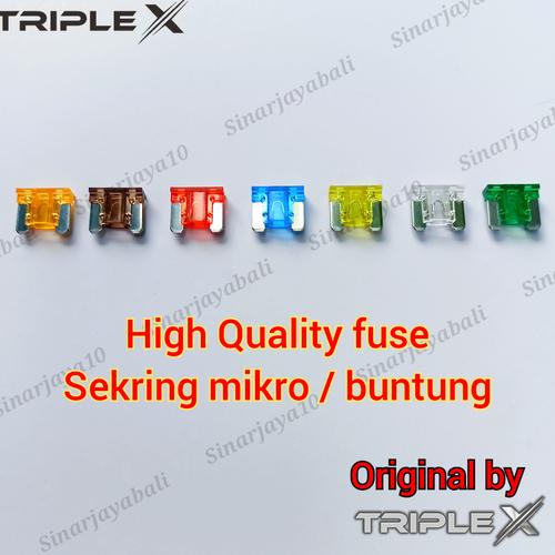 Jual sekring mikro skring micro fuse tancap buntung sikring tanpa kaki ...