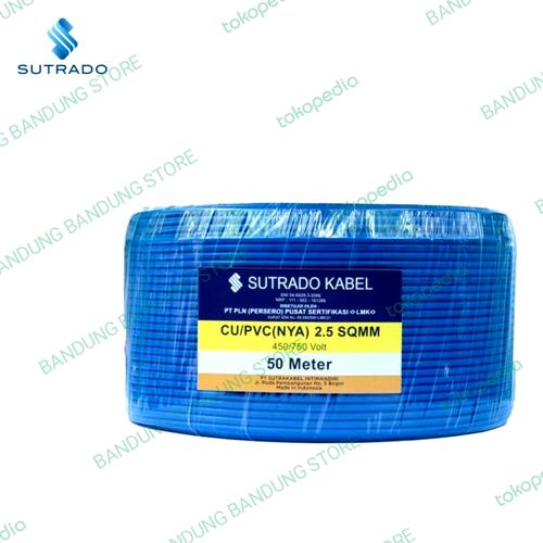 Jual SUTRADO NYA 2,5 2, 5 50M BIRU KABEL LISTRIK TUNGGAL 2.5 NYA ...