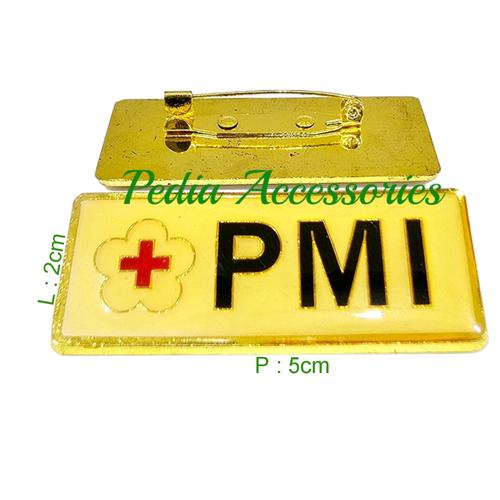 Jual Pin PMI Kotak - Bros Palang Merah Indonesia - polos - Jakarta ...