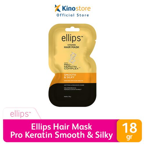 Jual Ellips Vitamin Hair Mask With Pro Keratin Smooth & Silky Sachet 18 ...