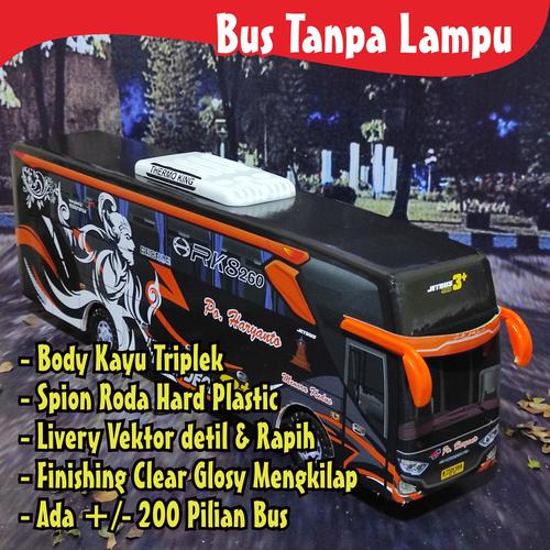 Jual INDOBUS Miniatur Bus Bis ALS SR2 Lampu - TANPA LAMPU - Kab ...