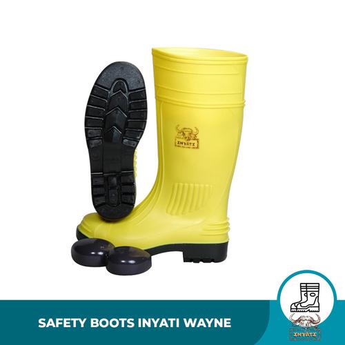 Jual Inyati Wayne 1278 Gamboot Safety Shoes w/ Steel Toe Cap - Kota ...