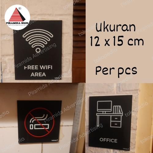 Jual nama ruang wifi office kantor dilarang toilet - Kota Surabaya ...