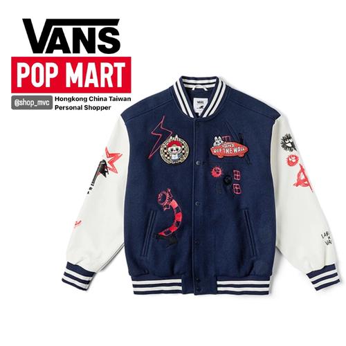 Jual Vans The Monsters Labubu Baseball Jacket Navy Authentic - Kab ...