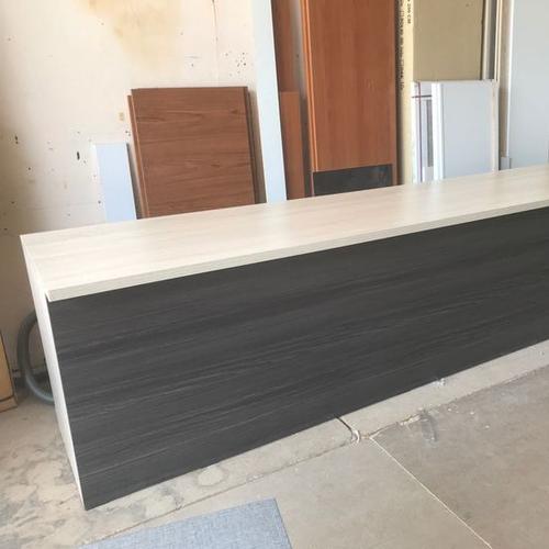 Jual meja resepsionis panjang ukuran 100x250 bisa custom ukuran juga ...